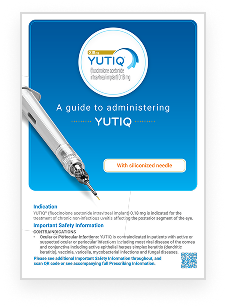 YUTIQ® 0.18 mg (fluocinolone acetonide intravitreal implant) | Official ...
